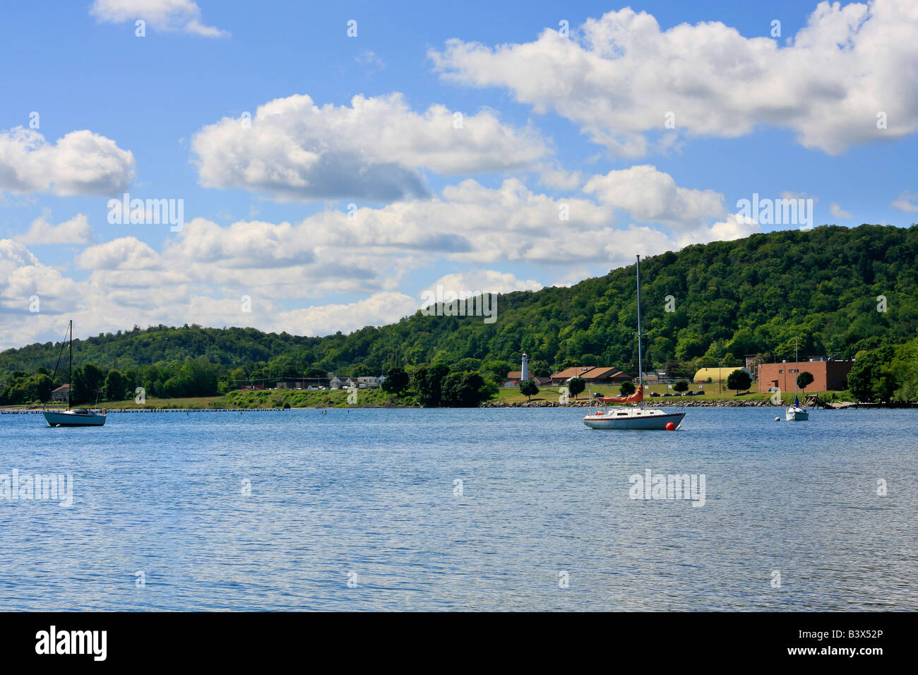 Lake Superior at Munising Upper Peninsula Michigan MI Great Lakes ...