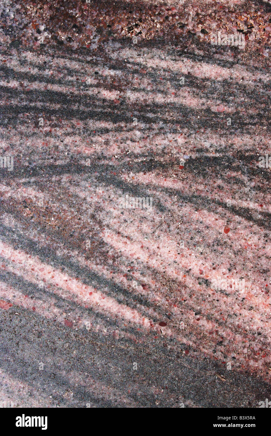 Polished cross-bedded quartzite slab from California Stock Photo - Alamy