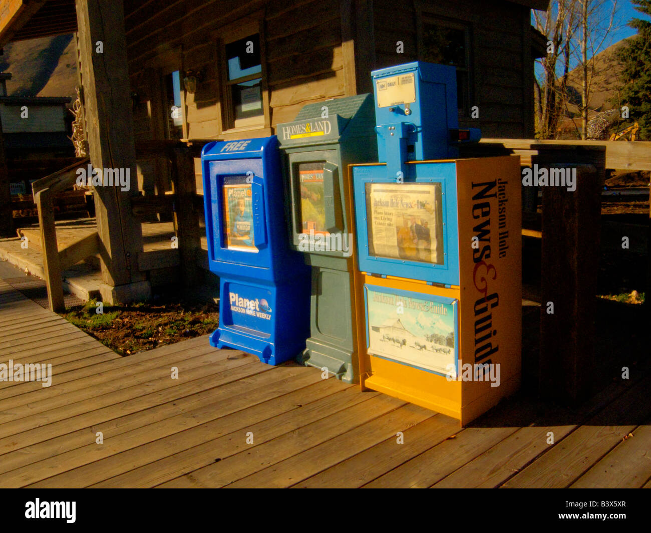 Newspaper Vending Machines Stock Photo - Alamy
