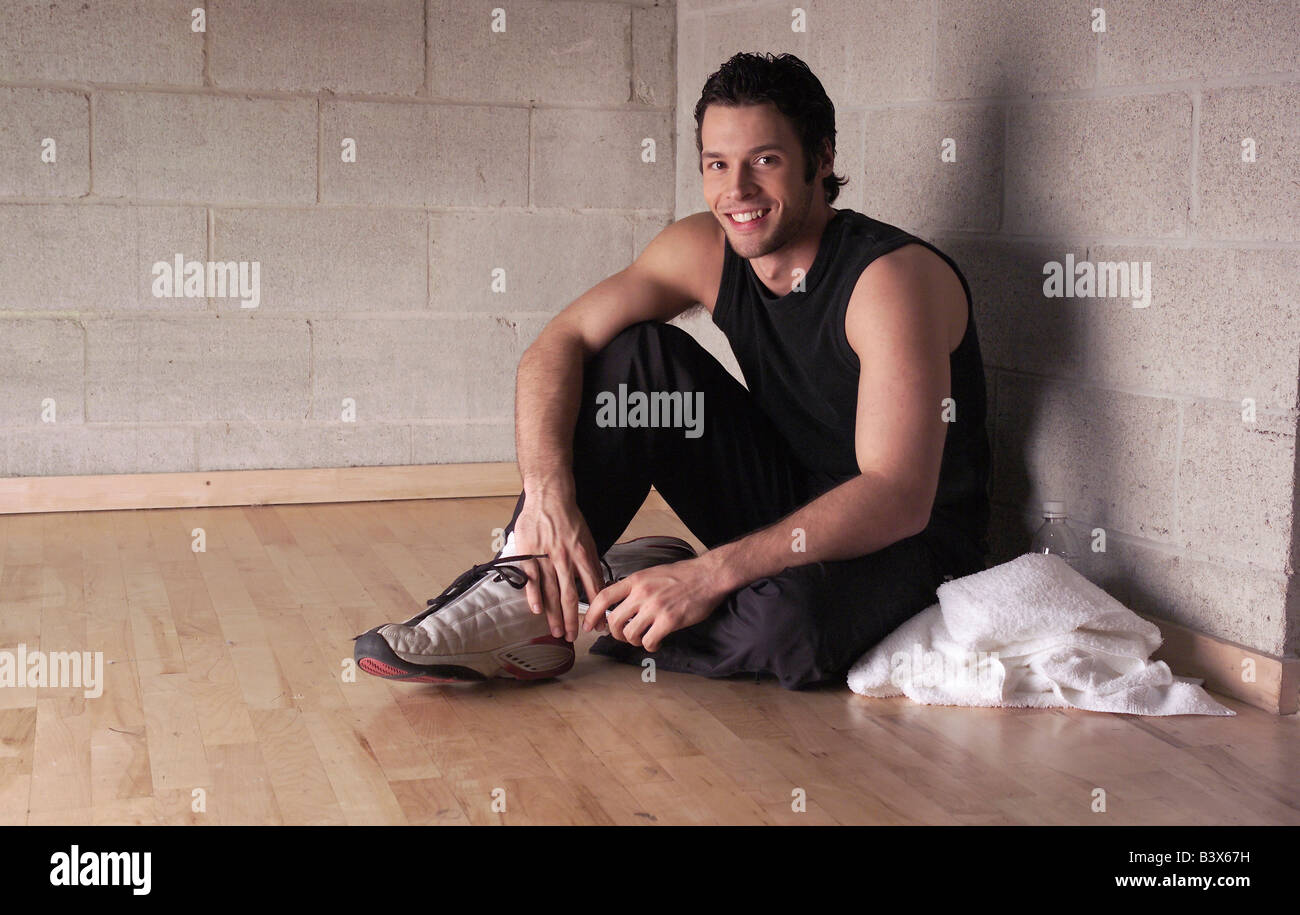 Man after workout Stock Photo - Alamy