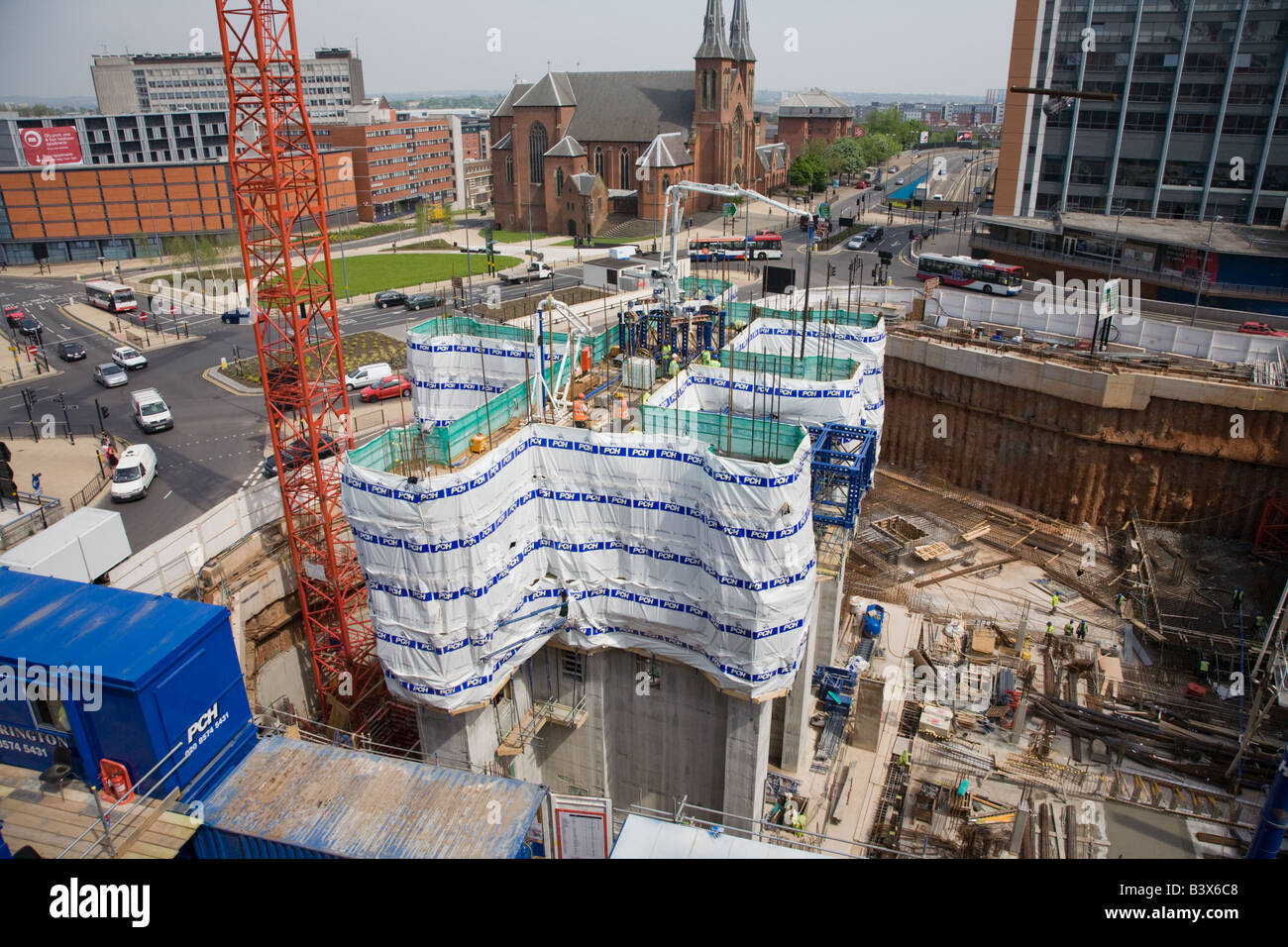 Construction of Snow Hill Offices in Birmingham - Currently rephased ...