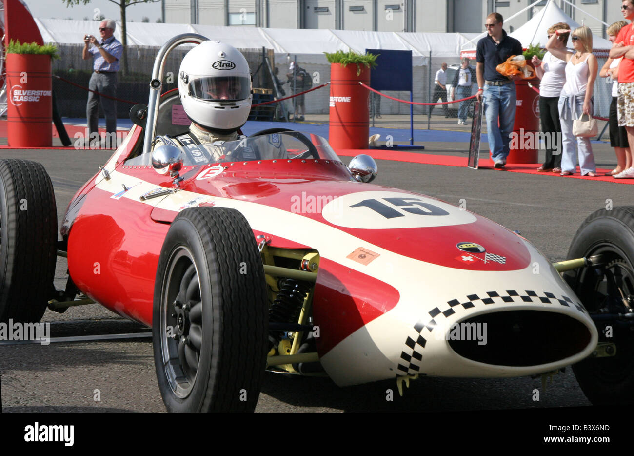 Silverston classic car racing Stock Photo - Alamy