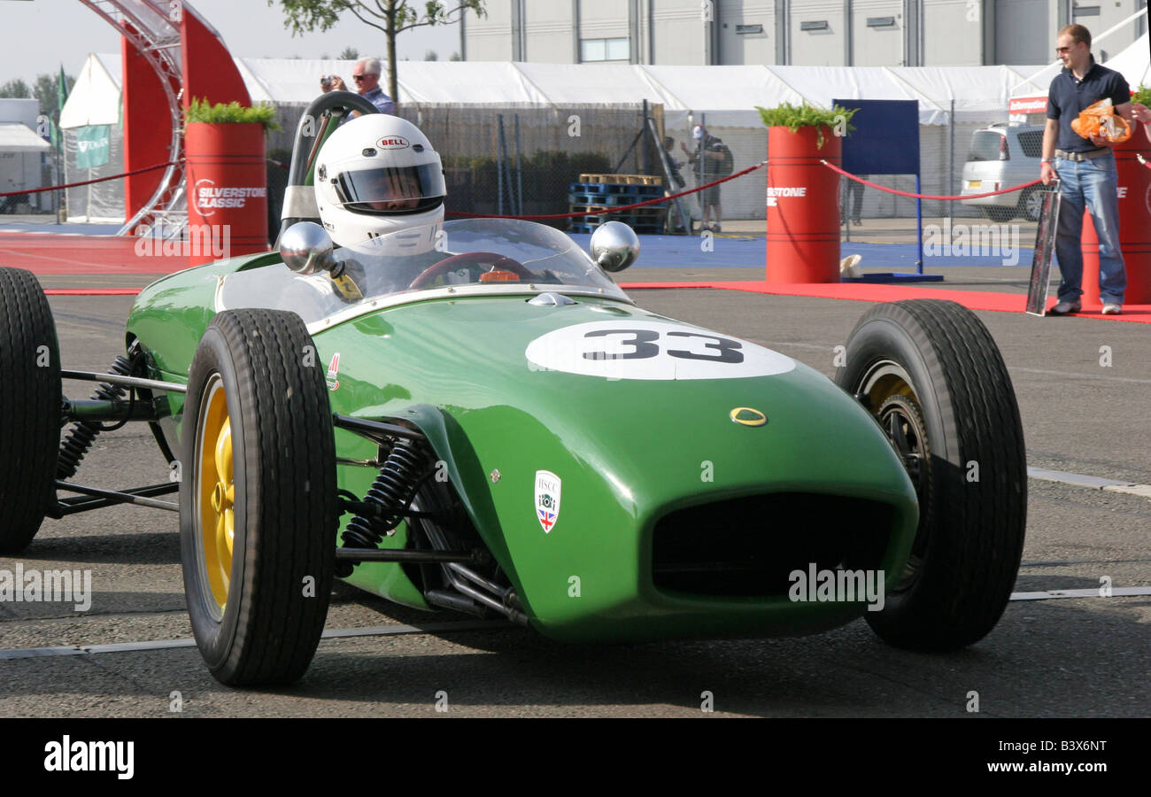 Silverston classic car racing Stock Photo - Alamy