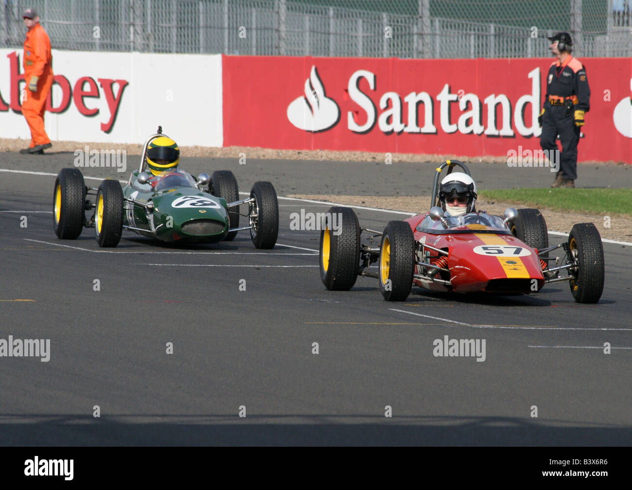 Silverston classic car racing Stock Photo - Alamy