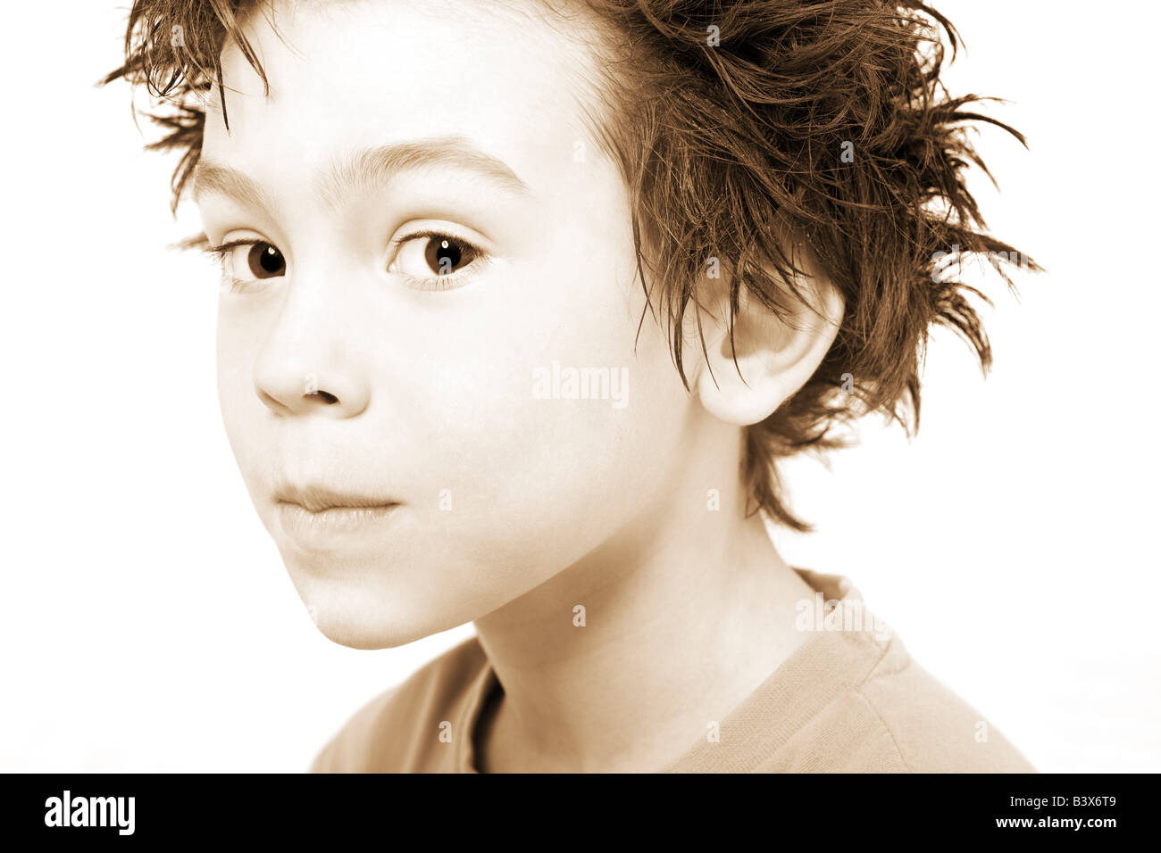 Portrait of boy Stock Photo - Alamy