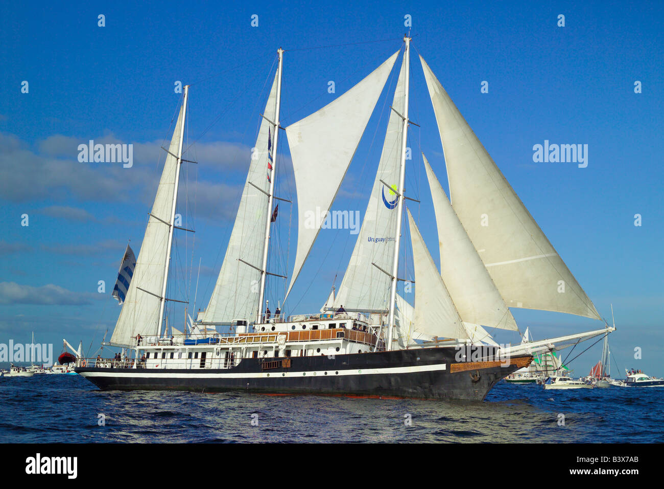 captain miranda at The start of the falmouth to portugal tall ships ...