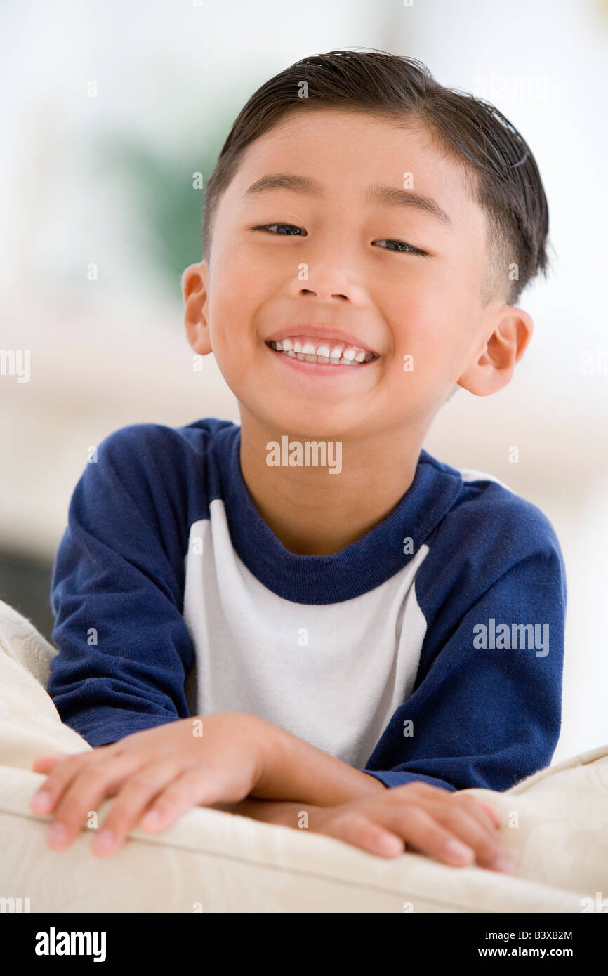 Portrait Of Young Boy Stock Photo - Alamy