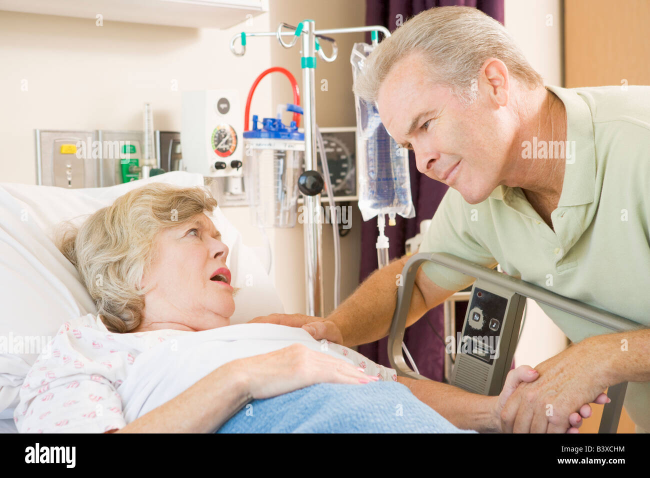 Angry patient man hospital hi-res stock photography and images - Alamy