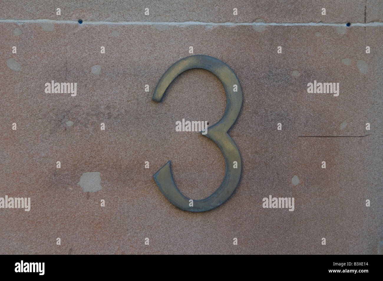 Bronze house number hi-res stock photography and images - Alamy