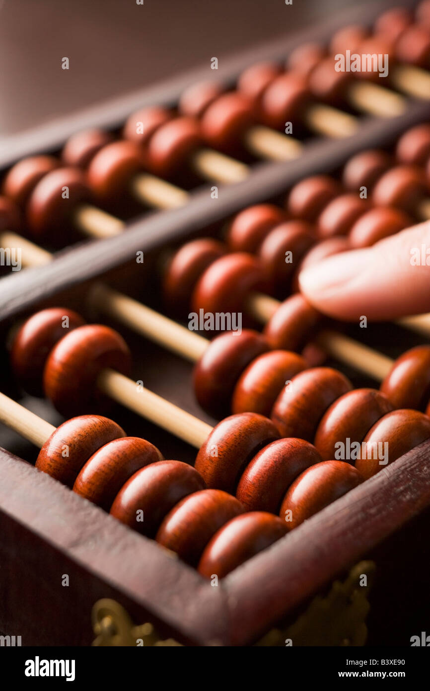 Close-Up Of Abacus Stock Photo - Alamy