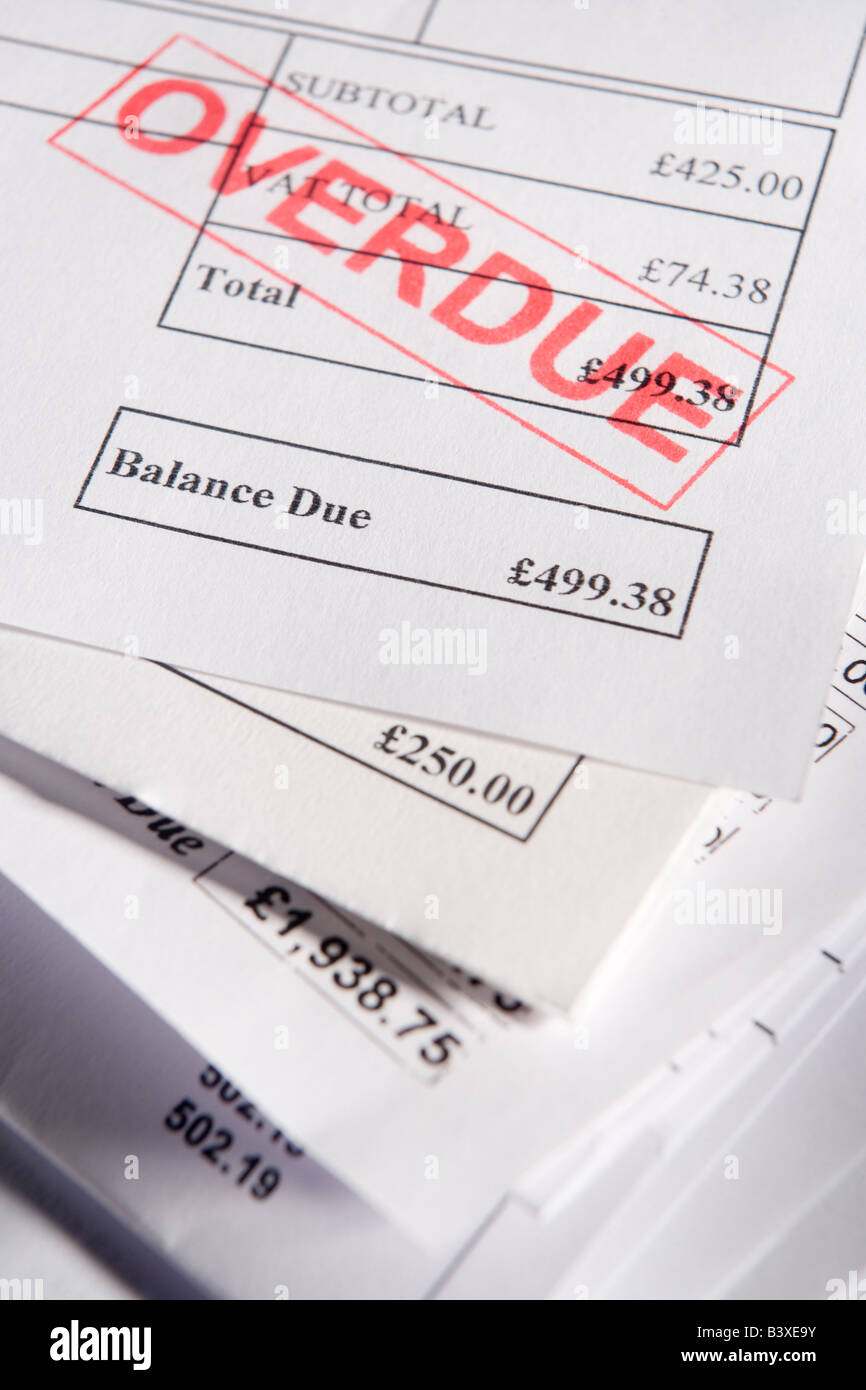 Overdue payment hi-res stock photography and images - Alamy