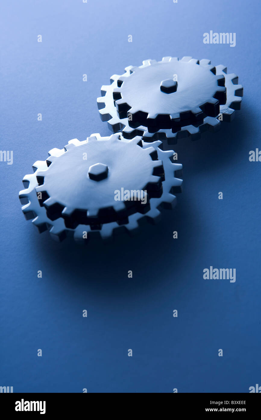 Cogs Fitted Together Stock Photo - Alamy