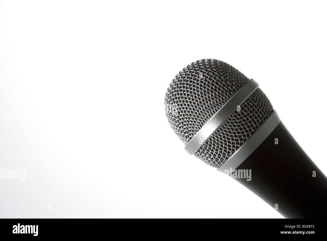Close-Up Of A Microphone Stock Photo - Alamy