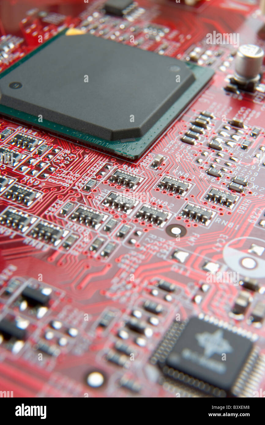 Computer Mother Board Stock Photo - Alamy
