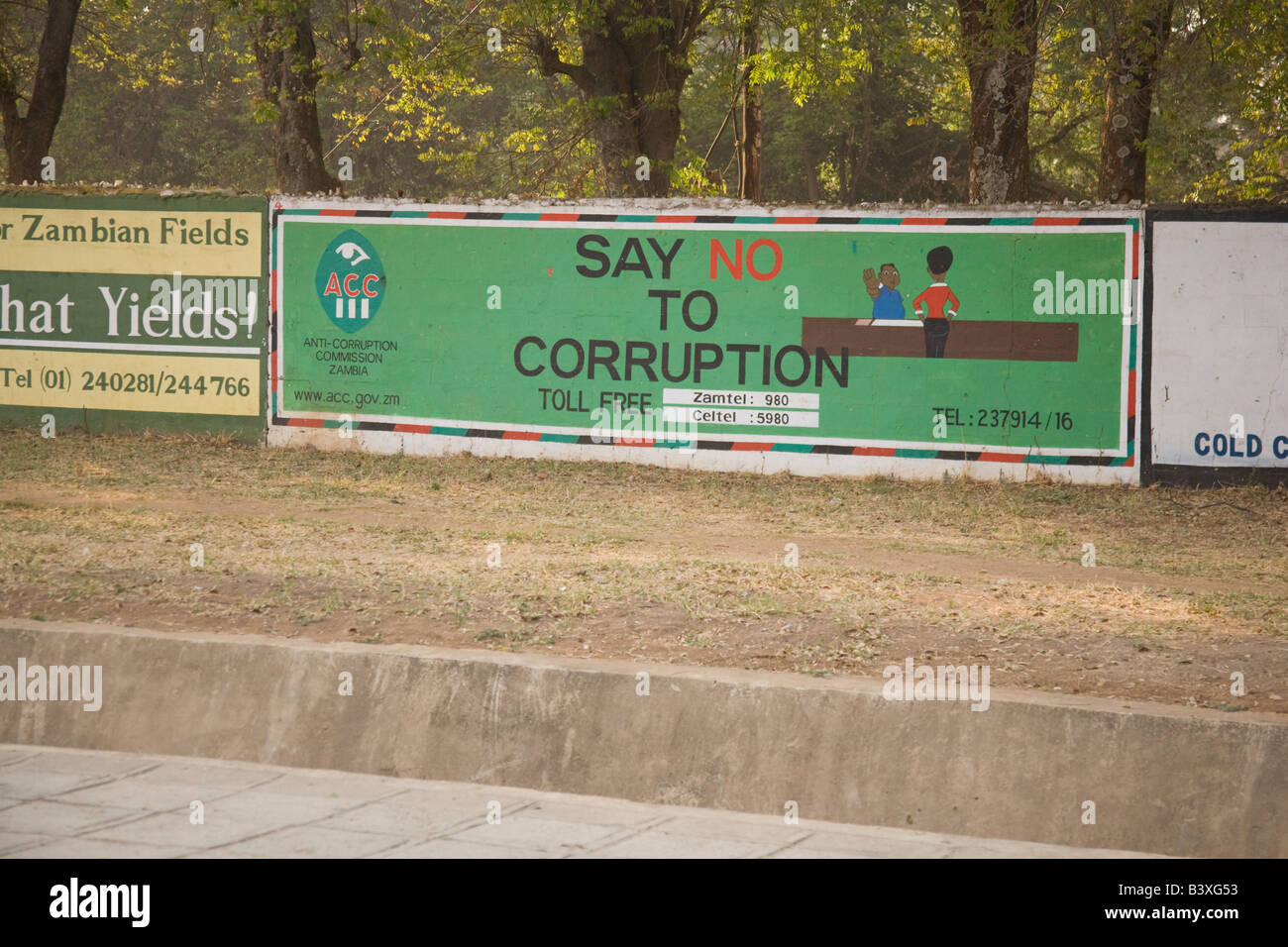 Anti corruption billboard hi-res stock photography and images - Alamy