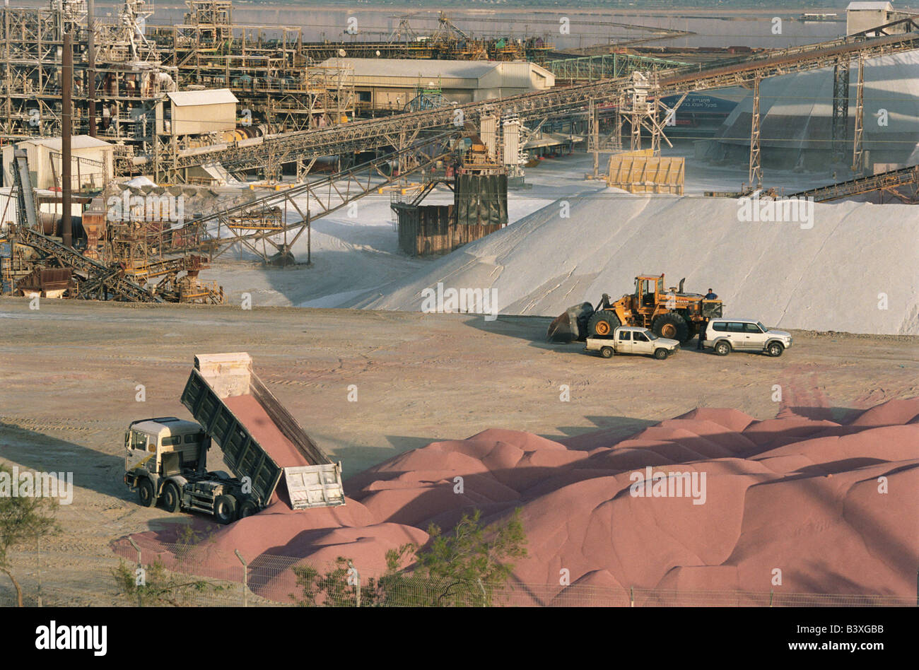 Production of potash and other minerals from the Dead Sea, in the Dead ...