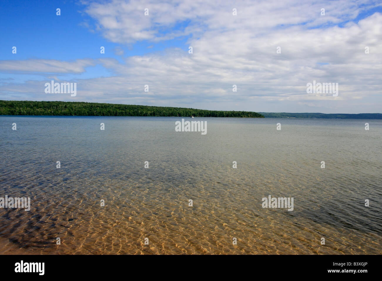 The Grand Island at Lake Superior Great Lakes in Michigan MI USA US ...