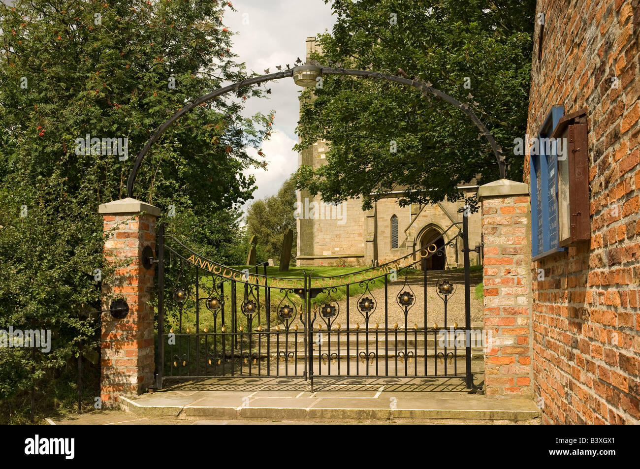 All Saints Church in summer Lund East Yorkshire England UK United ...