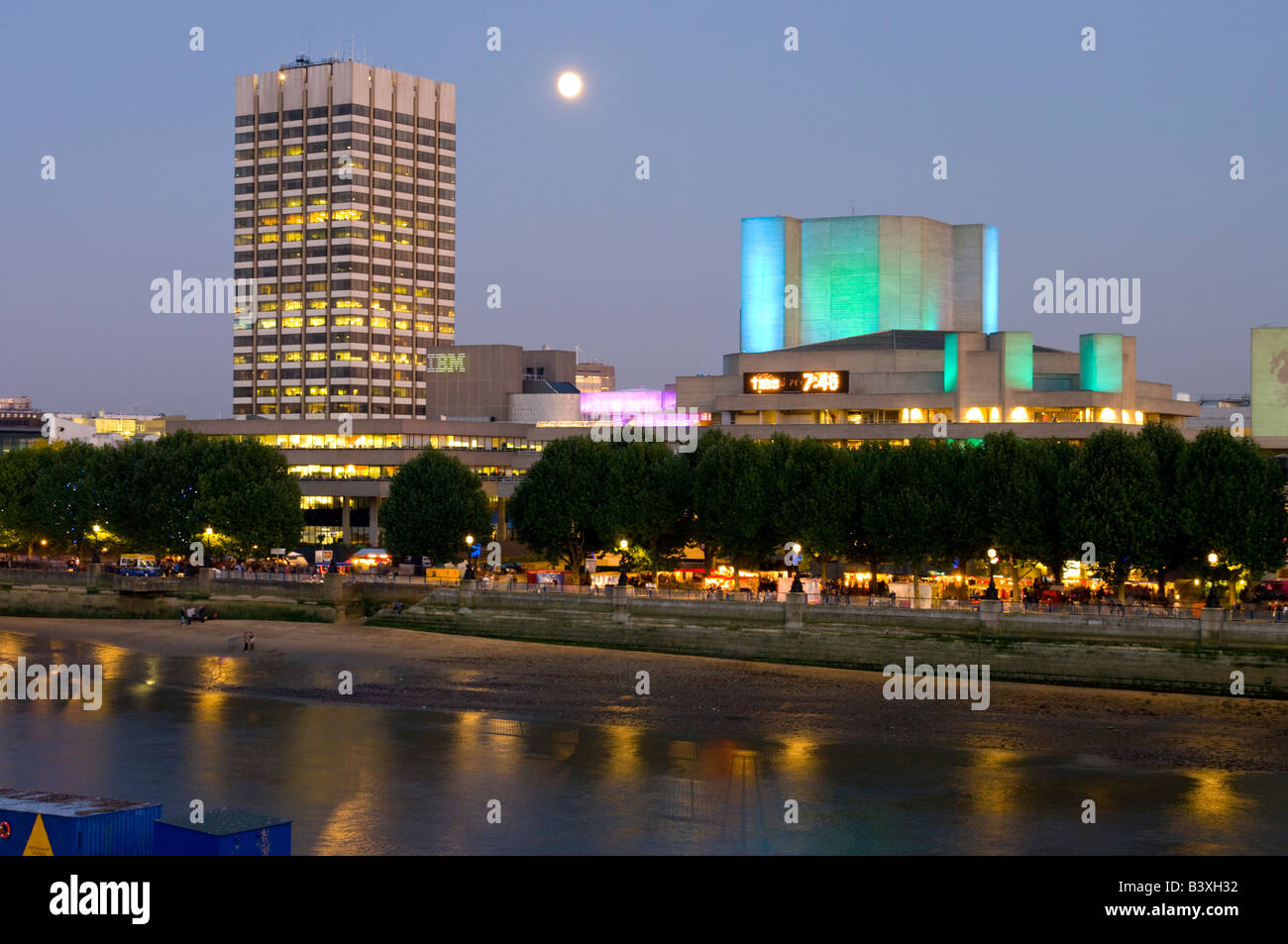 UK London south bank complex Stock Photo - Alamy