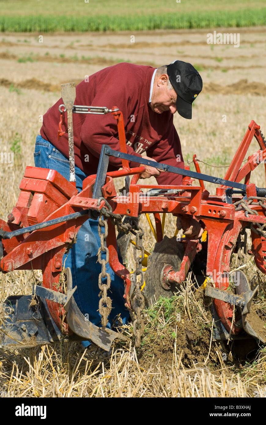 Farmer with plough hi-res stock photography and images - Alamy