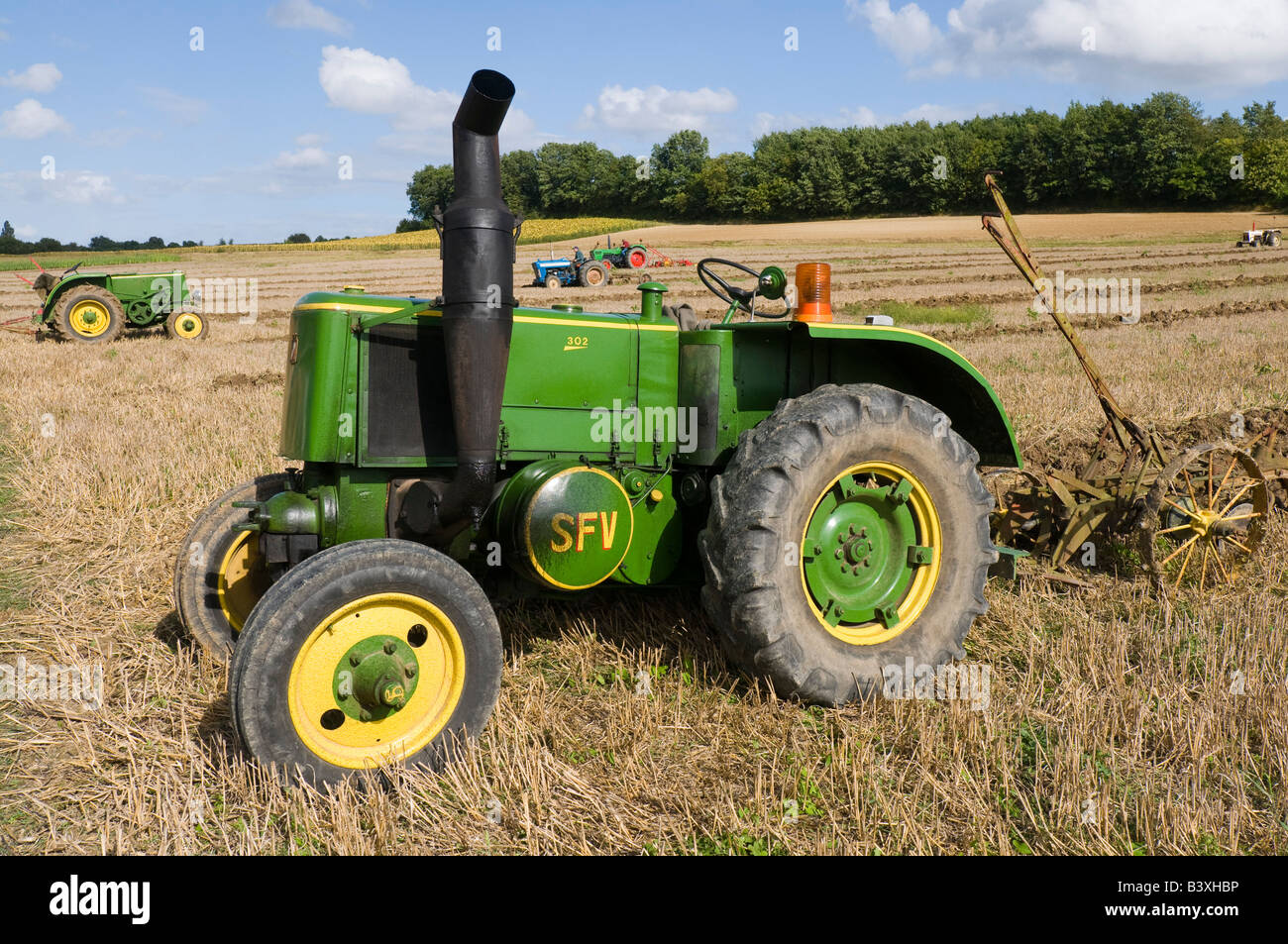 Old SFV 302 "Societie Francaise Vierzon" single cylinder tractor at ...