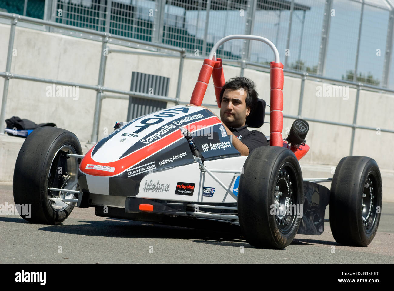 One of the worlds greenest eco race cars at the first ever Low Carbon ...