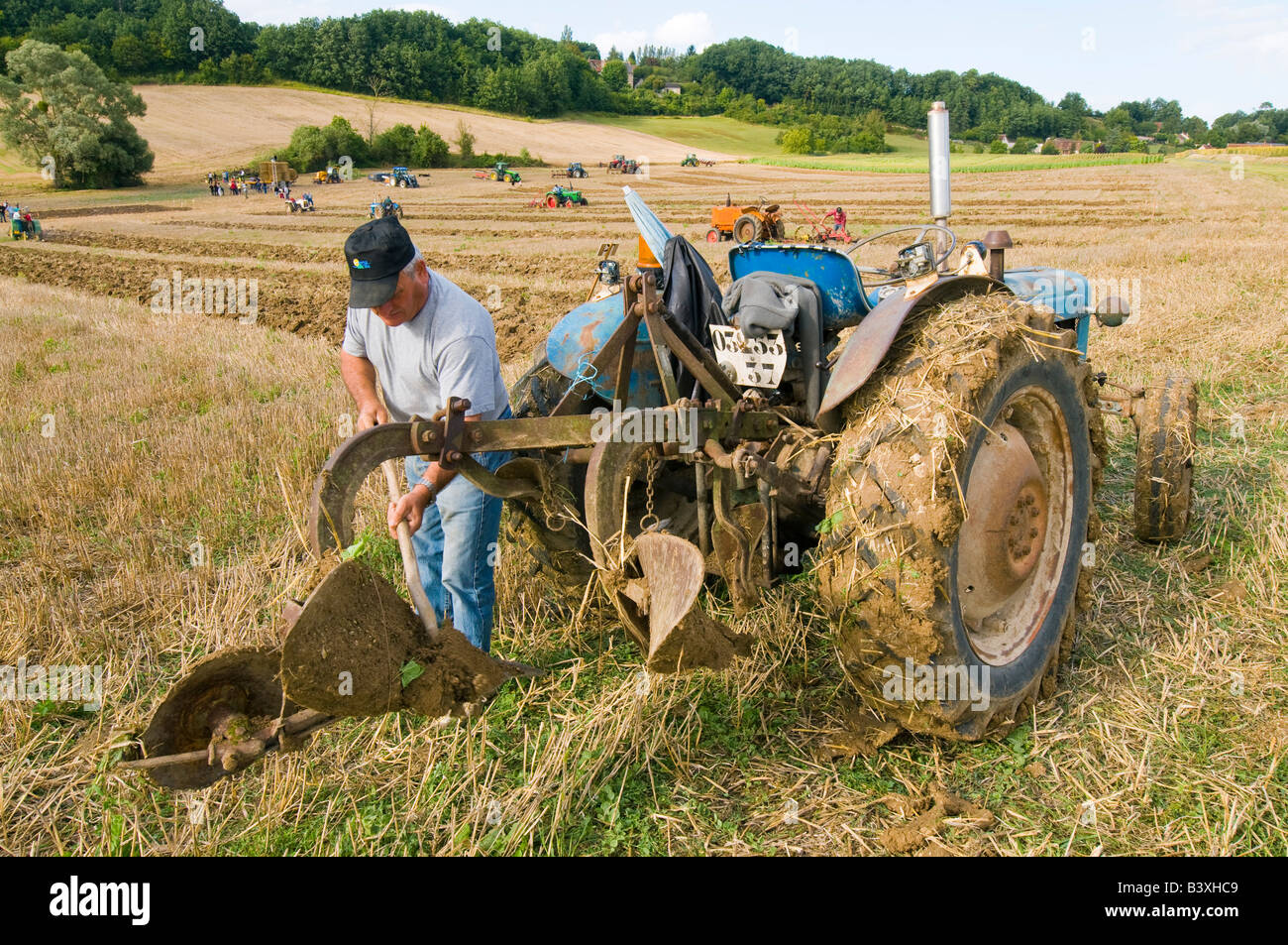Farmer with plough hi-res stock photography and images - Alamy