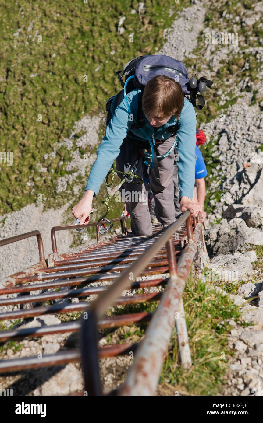 Via ferrata ladder hi-res stock photography and images - Alamy