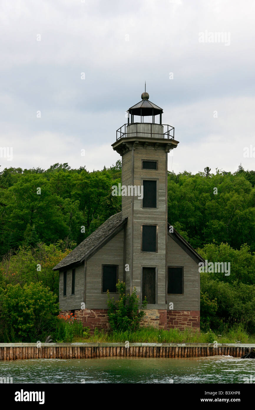 The Grand Island East Channel Light Lighthouse at Lake Superior ...