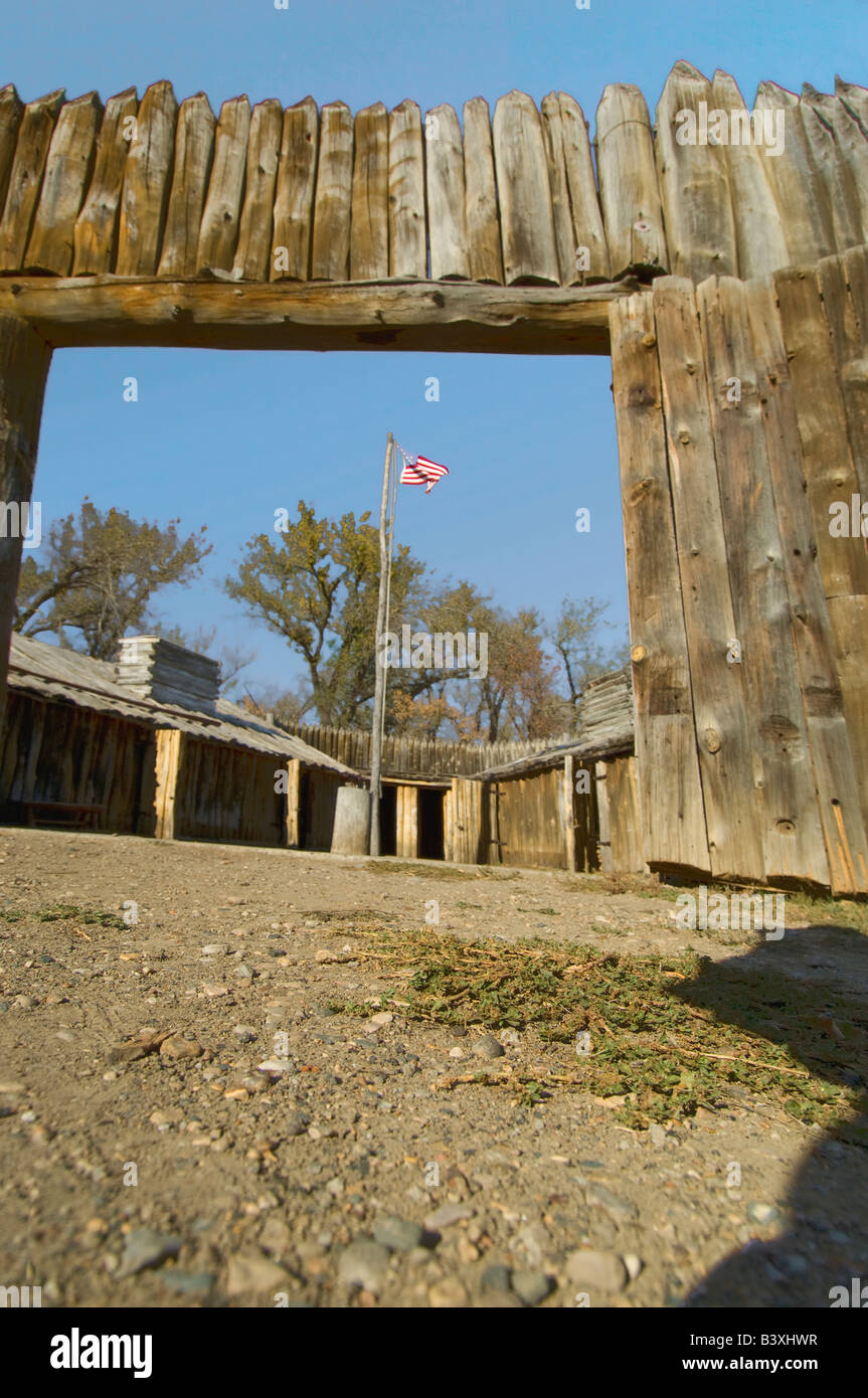 Fort Mandan the winter home of Meriwether Lewis and William Clark and ...