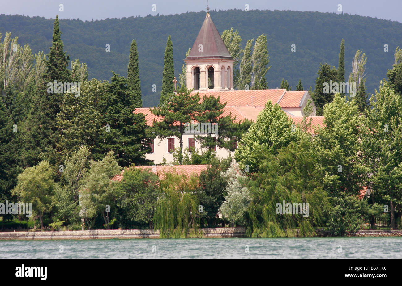 In Krka Park,Croatia, is the island of Visovac, where Visovac Monastery ...