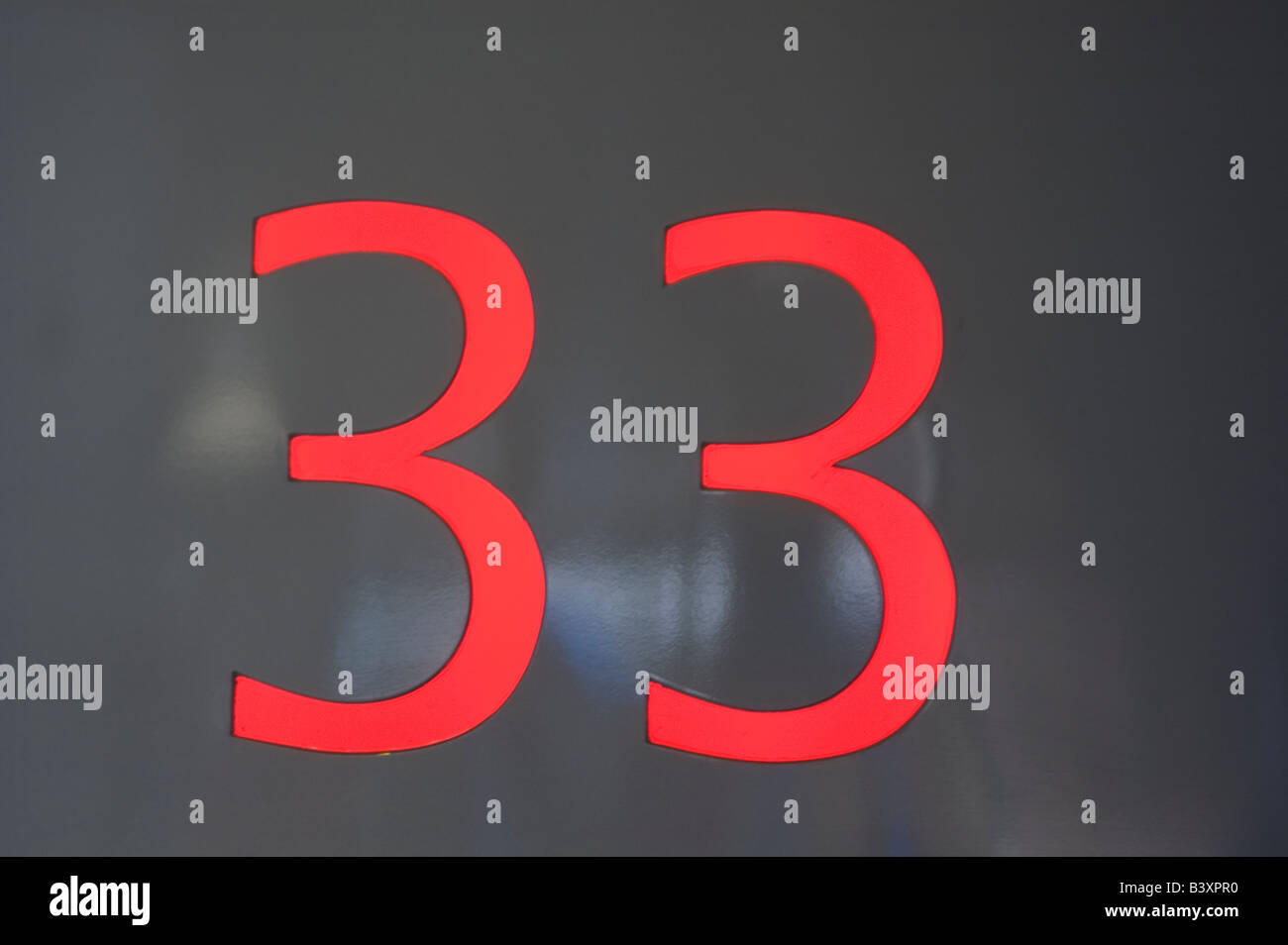 Number 33 hi-res stock photography and images - Alamy