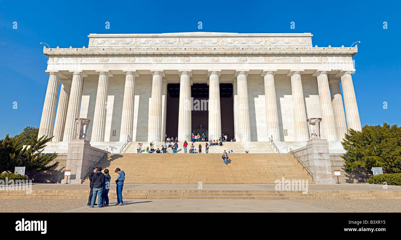 Lincoln Memorial Washington DC High resolution panorama Stock Photo - Alamy