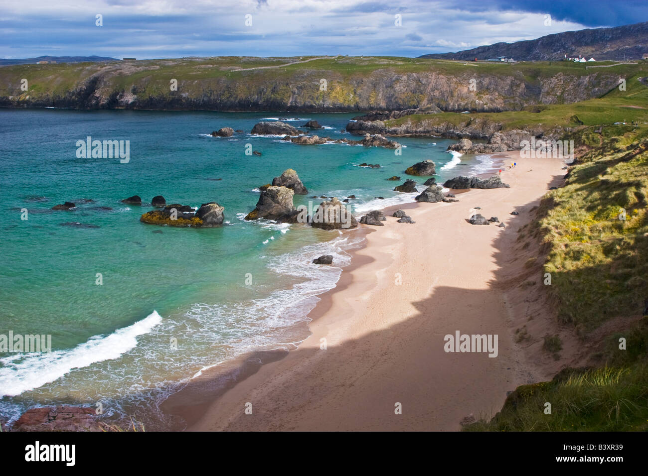 The beach and coast at Sango Bay Durness Sutherland, Scotland Great ...