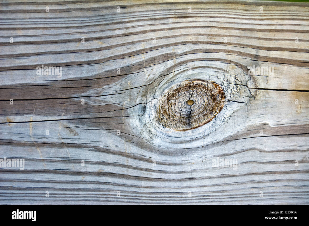 Wooden plank with knot Stock Photo - Alamy