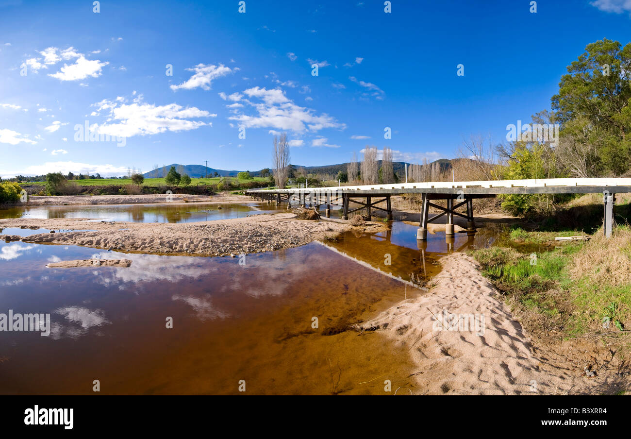 Bridge over the Towamba River New South Wales Australia Stock Photo - Alamy