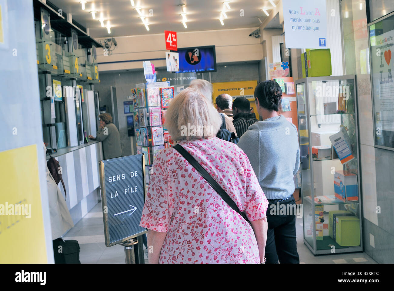 Business banking women bank privatization office space hi-res stock ...