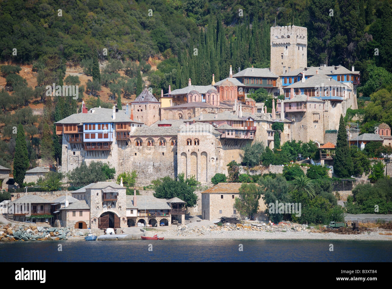 Dochiariou Monastery, Athos Peninsula, Chalkidiki, Central Macedonia ...