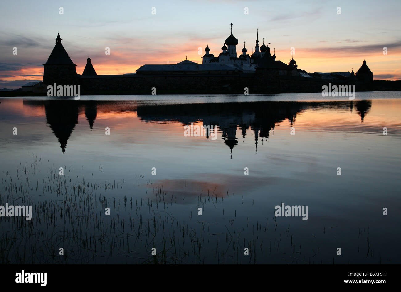 Solovetsky Monastery on the Solovetsky Islands in the White Sea, Russia ...