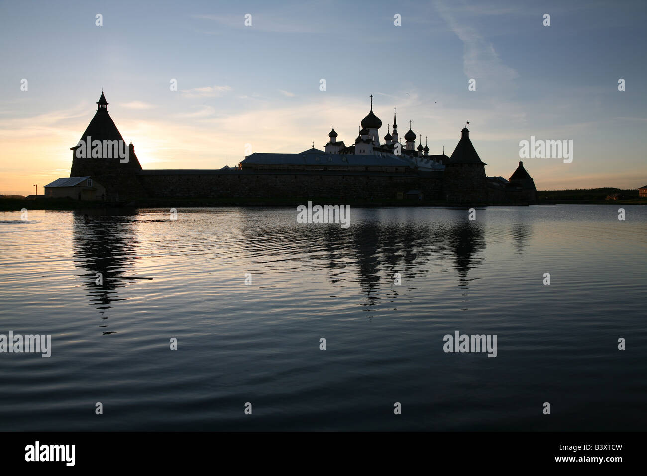 Solovetsky Monastery on the Solovetsky Islands in the White Sea, Russia ...