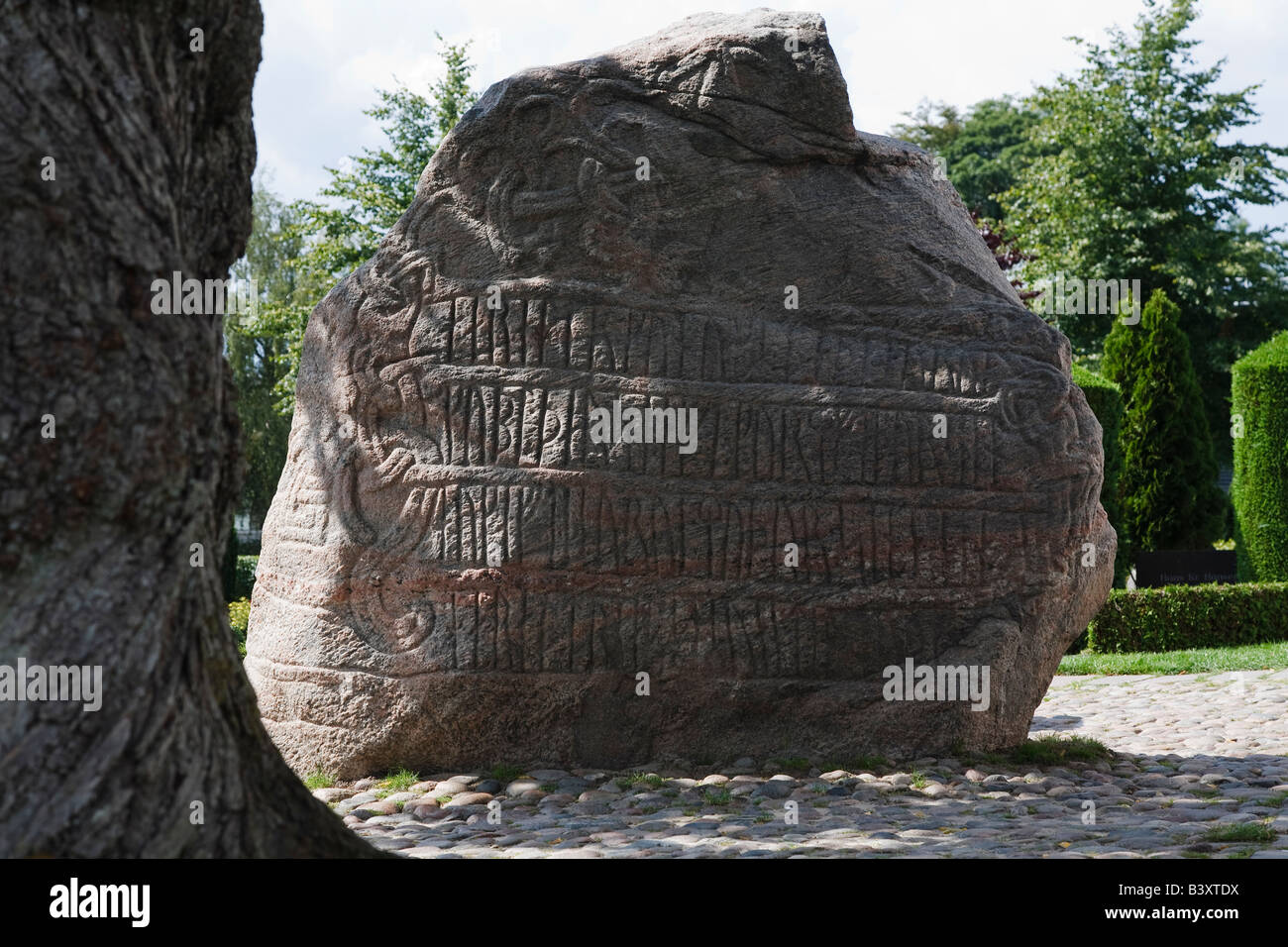 Jelling rune stone hi-res stock photography and images - Alamy