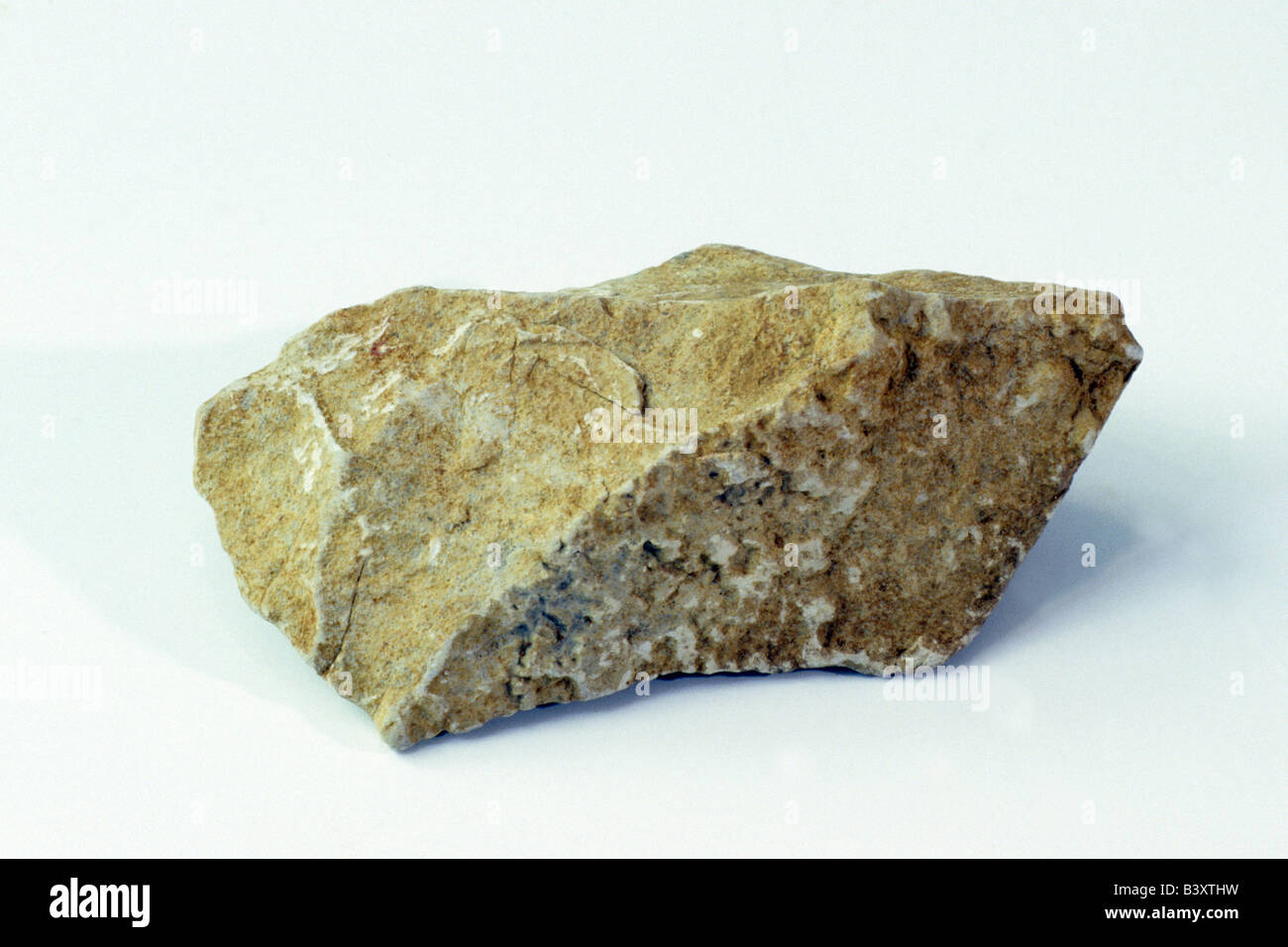 Limestone, studio picture Stock Photo - Alamy