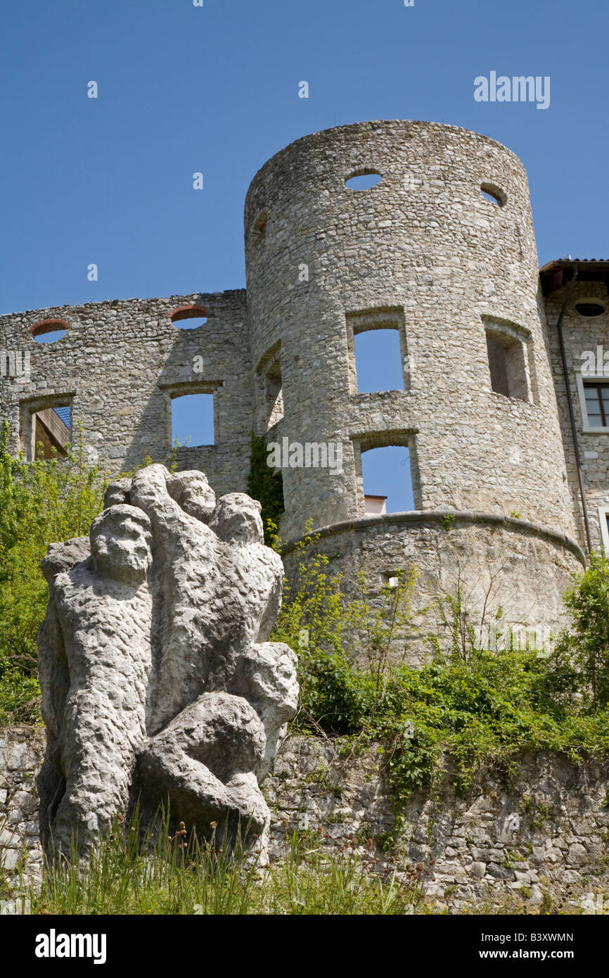 Stanjel castle Karst region Slovenia Stock Photo - Alamy