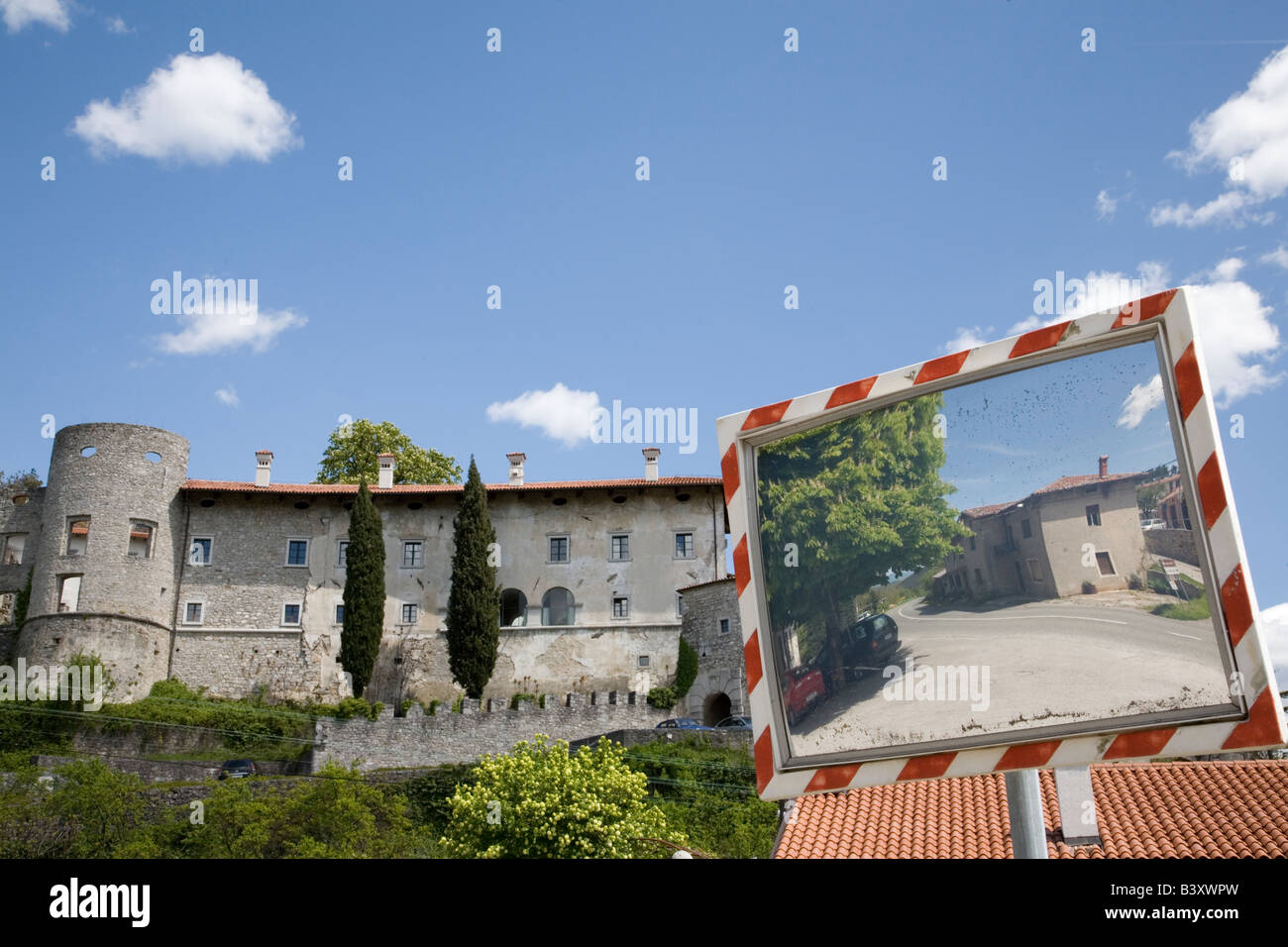 Stanjel castle Karst region Slovenia Stock Photo - Alamy