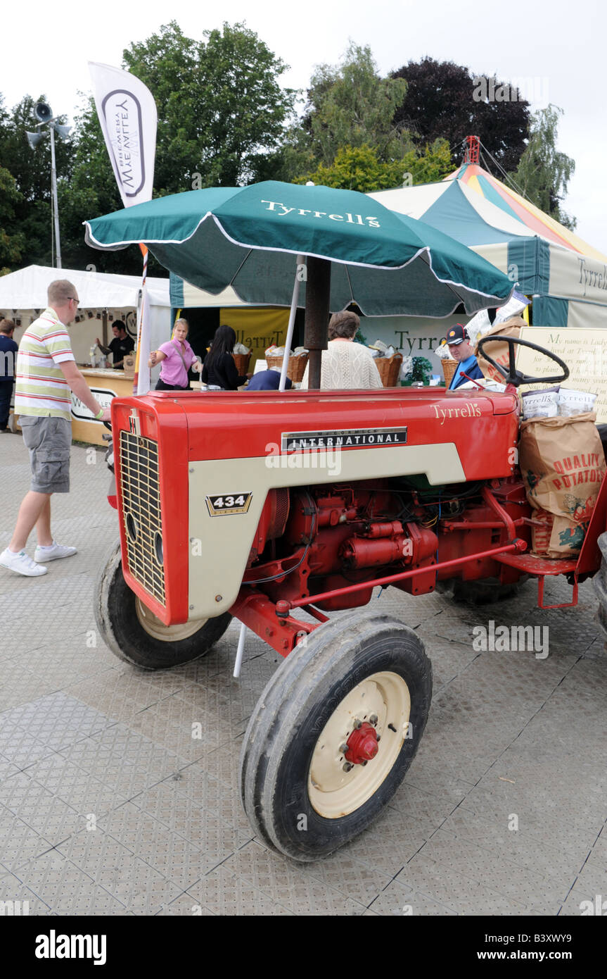 International tractor on display in the grounds of Ludlow Castle at ...