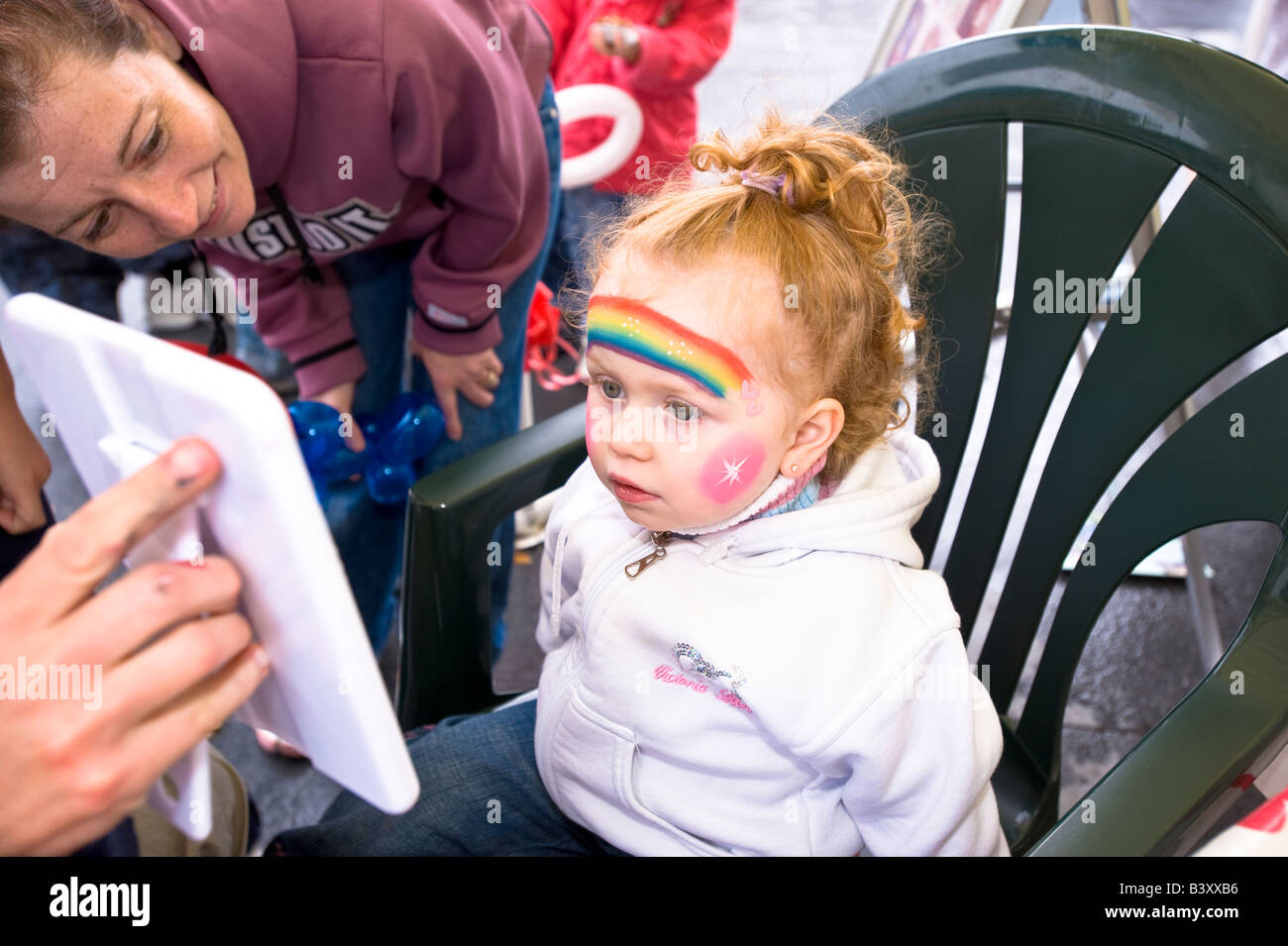Face painting corner Acton Food Festival Acton W3 London United Kingdom ...
