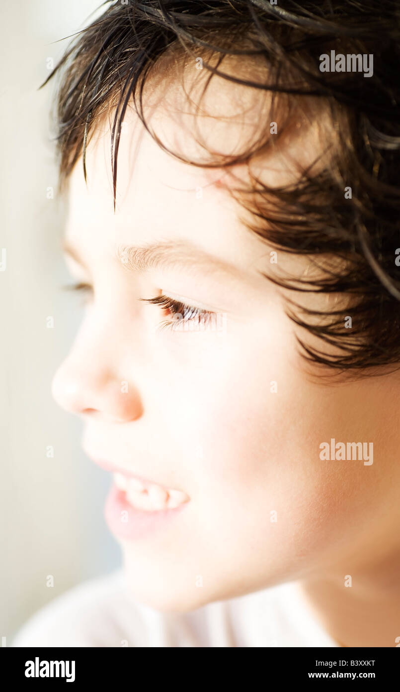 Studio portrait of boy Stock Photo - Alamy