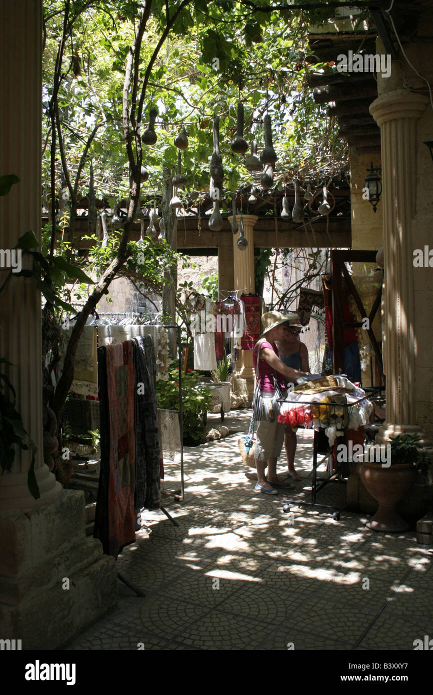 Mediterranean north cyprus trnc shop shopping shops people hi-res stock ...