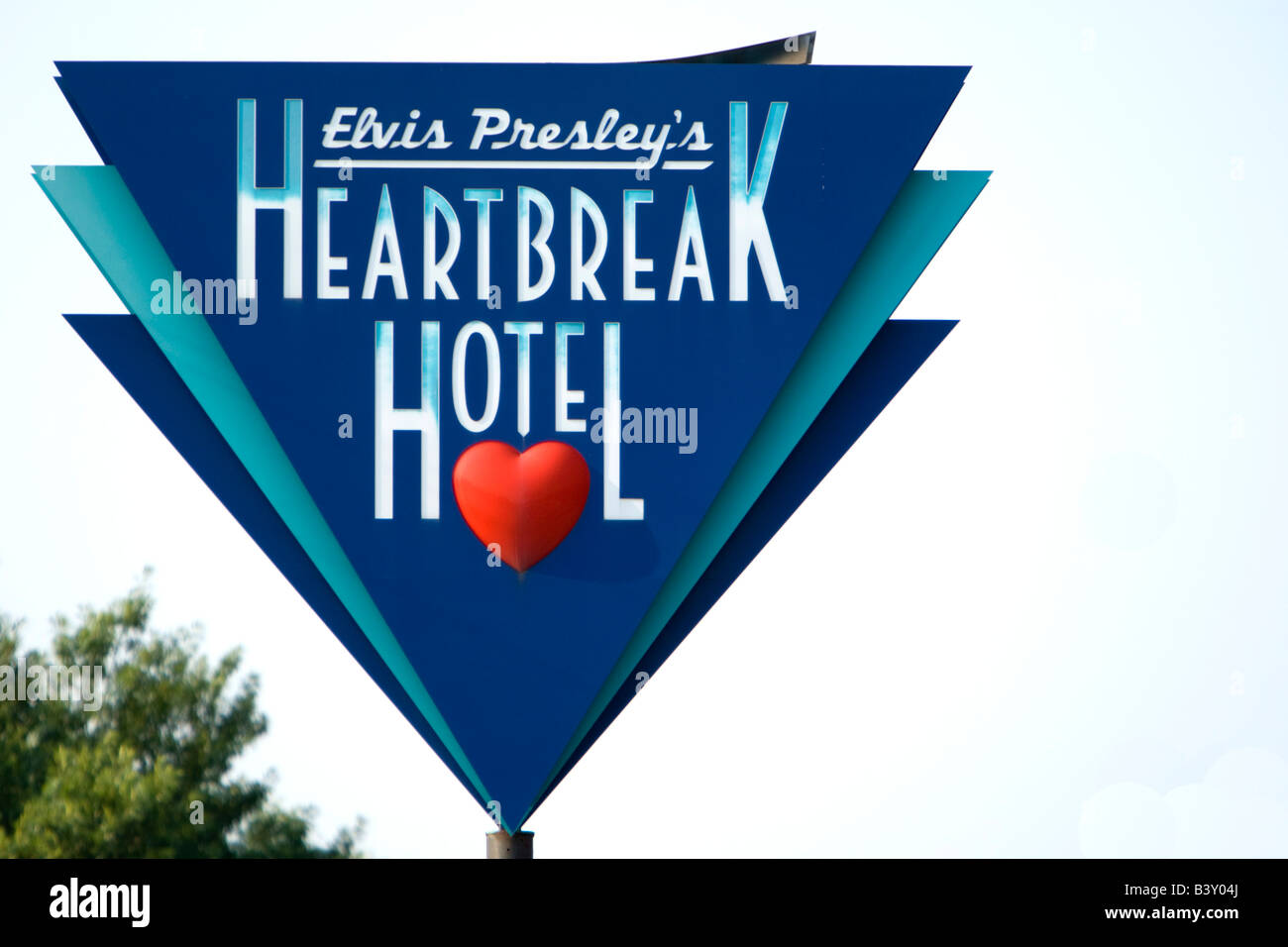 Heartbreak Hotel sign Memphis USA Stock Photo - Alamy