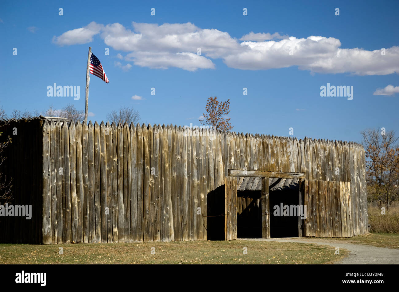 Fort Mandan the winter home of Meriwether Lewis and William Clark and ...